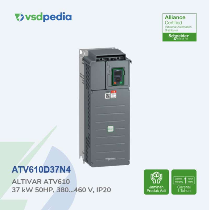Promo Schneider Altivar ATV610 Variable Speed Drive 37 50 ATV610D37N4 ...