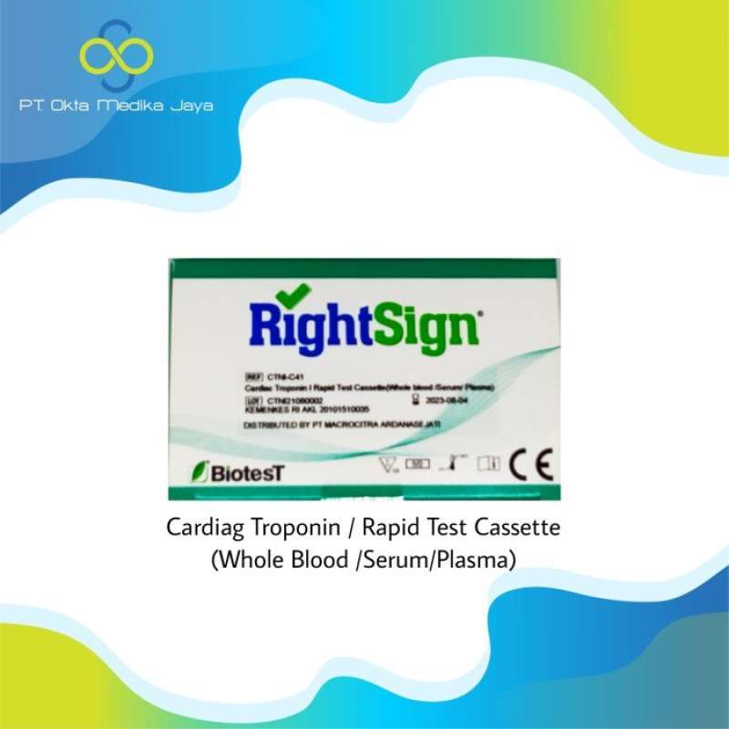Promo Cardiag Troponin / Rapid Test Cassette (Whole Blood /Serum/Plasma ...