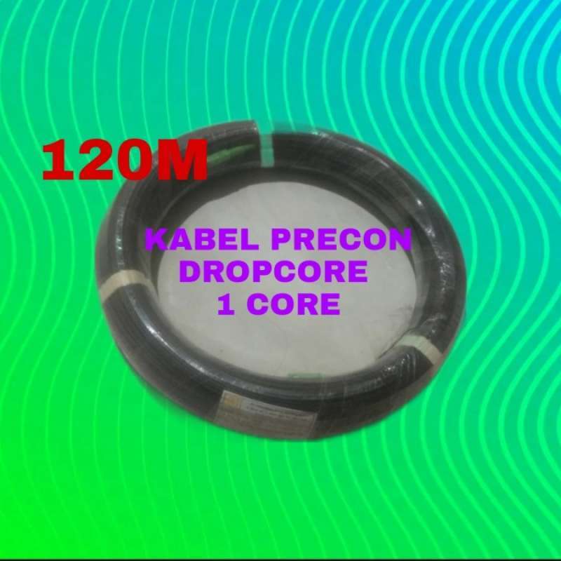 Promo Kabel Ftth Dropcore Precon Fiber Optik Single Mode 1 core 120 meter Diskon 23% di Seller ...