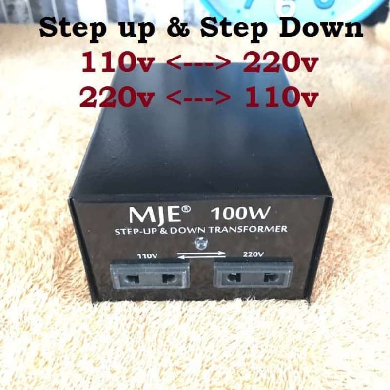 Promo Step Down Transformer 100w 220v To 110v Diskon 23% Di Seller ...