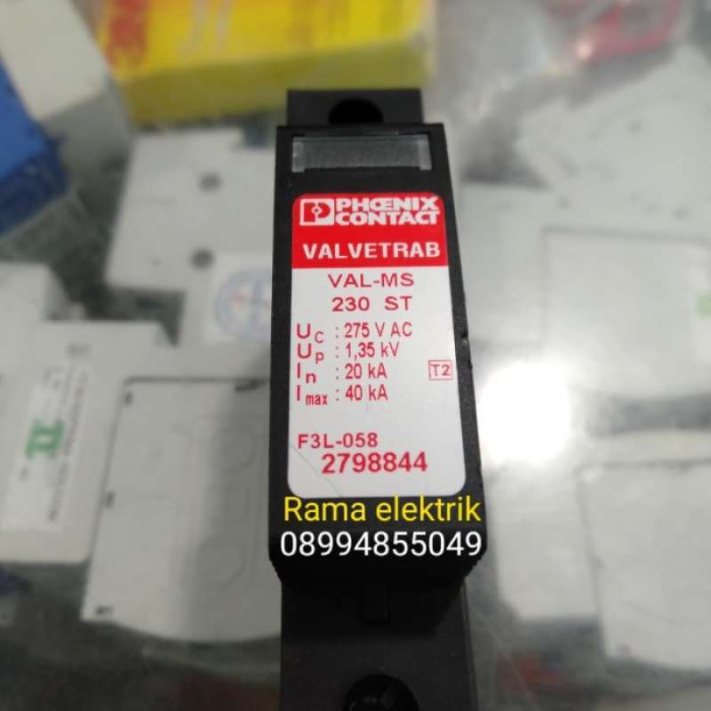 Promo surge Arrester Phoenix VAL-MS 230 ST 275Vac 1Phase Diskon 23% di ...