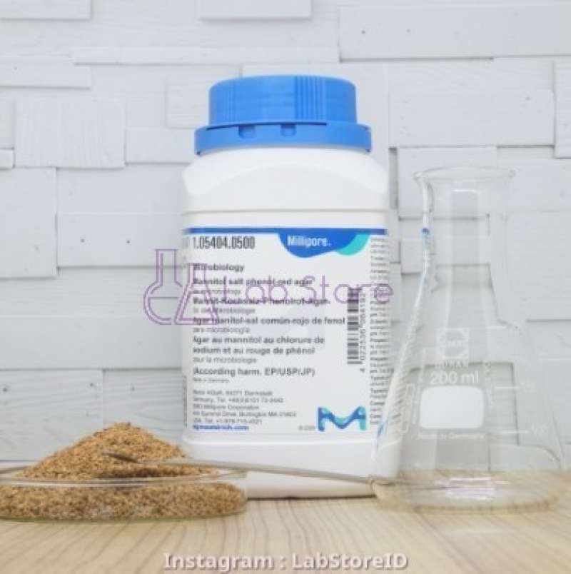 Promo Mannitol Salt Phenol-Red Agar Microbiology @ 500 gr Merck 1.05404 ...