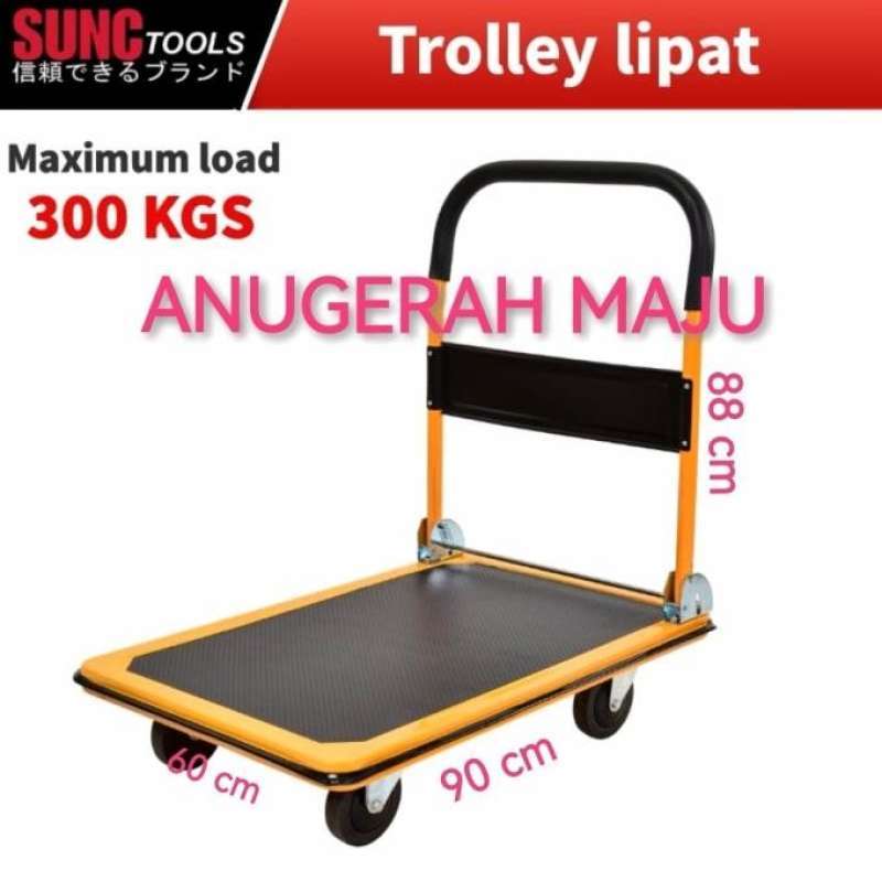 Promo Handtruck Besi 300 Kg/ Troli Lipat Besi 90 X 60/Troli Angkut ...