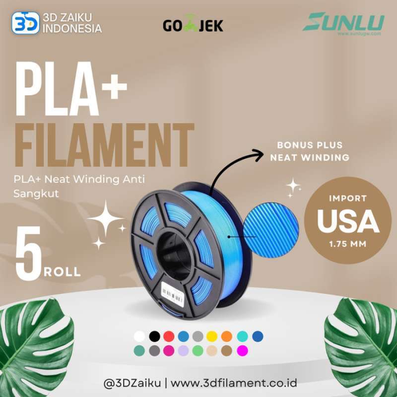 Jual Original Sunlu 3d Filament - 5 Roll - Fuchsia Pla+ Di Seller 3d ...