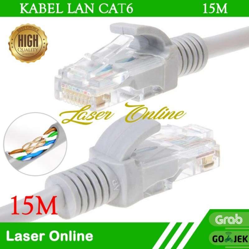 Jual Kabel Lan 15 M Cat 6 Original Murah - Harga Diskon April 2024 | Blibli