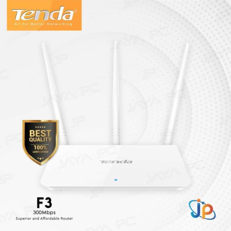 Promo Tenda F3 WiFi Wireless Network Router Extender 300Mbps Easy Setup ...