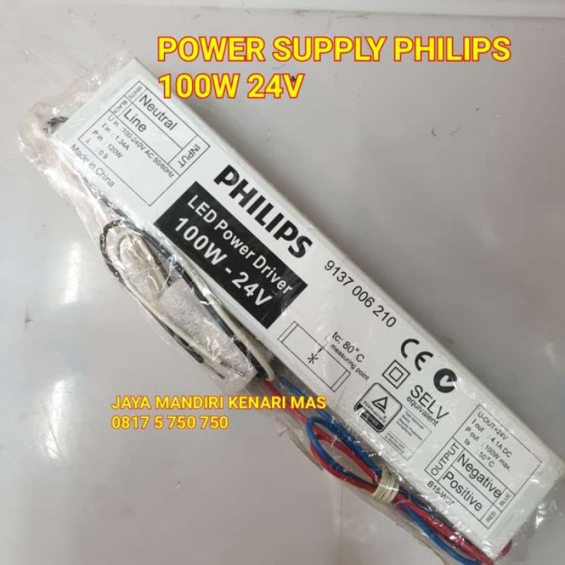 Promo POWER SUPPLY LED PHILIPS 100w 24v / 100watt 24volt 100 watt 24 ...