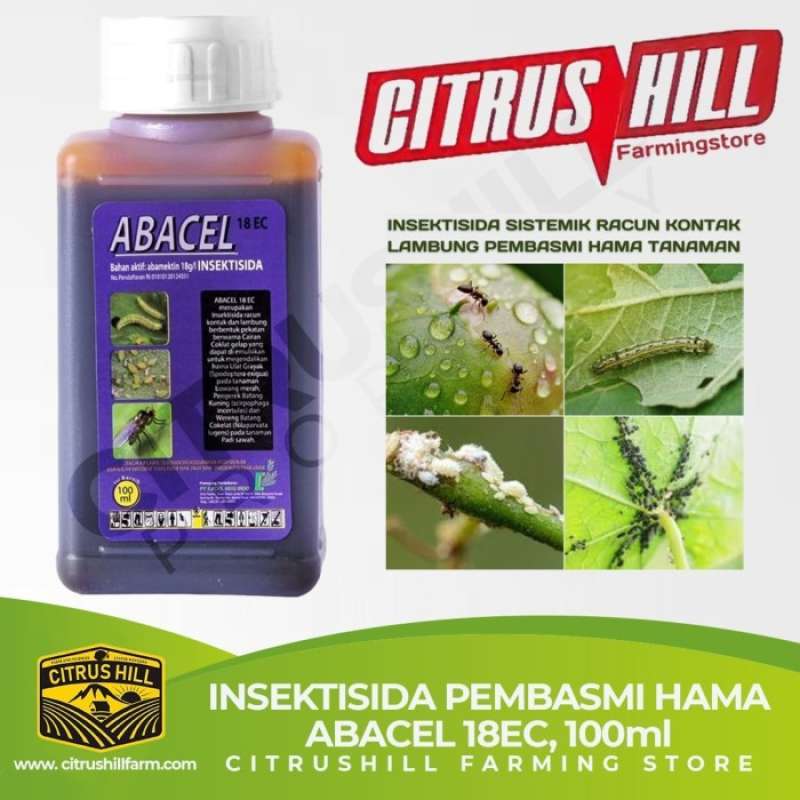 Promo abacel 18 ec insektisida-obat-racun hama-ulat grayak tanaman 100 ...