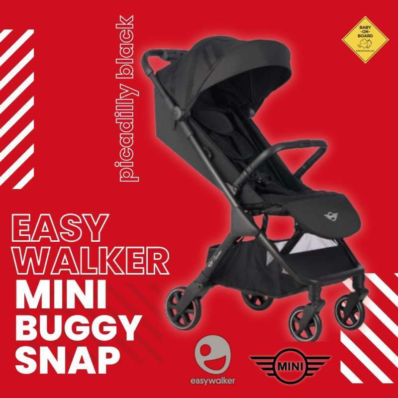 Jual Easywalker Mini Buggy Snap Picadilly Black / Kereta Dorong Anak Di ...