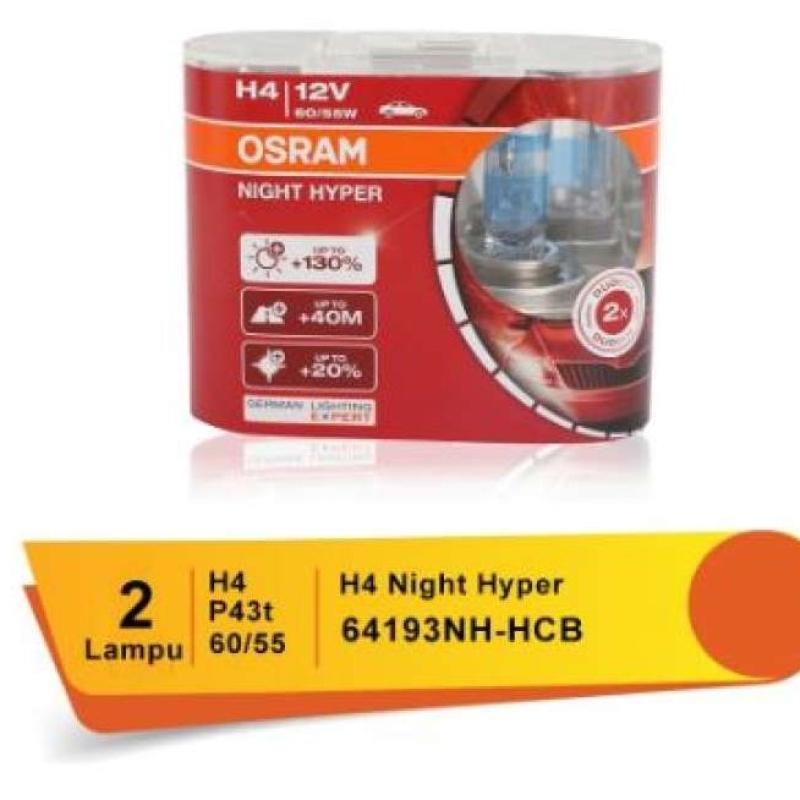 Promo Osram Osram Lampu Mobil H4 Night Hyper - 64193nh-hcb Diskon 25% Di Seller Blibli.com ...