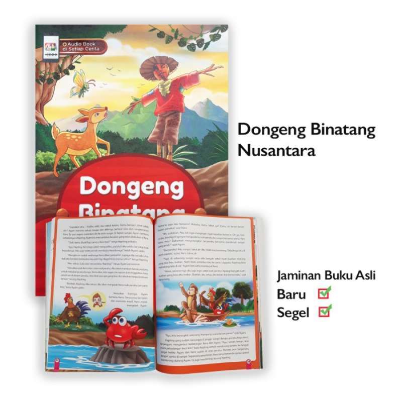 Promo Dongeng Binatang Nusantara Fabel dilengkapi Fakta Seru dan Audio ...
