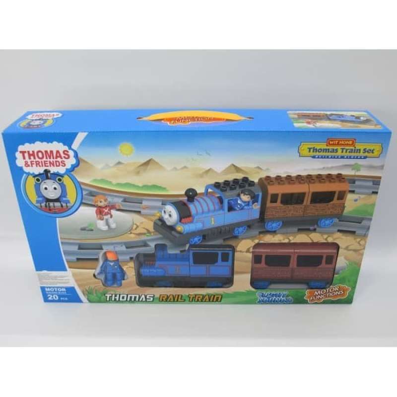Promo THOMAS TRAIN SET SERI 8908 THOMAS BUILDING BLOCKS 20 PCS Diskon ...