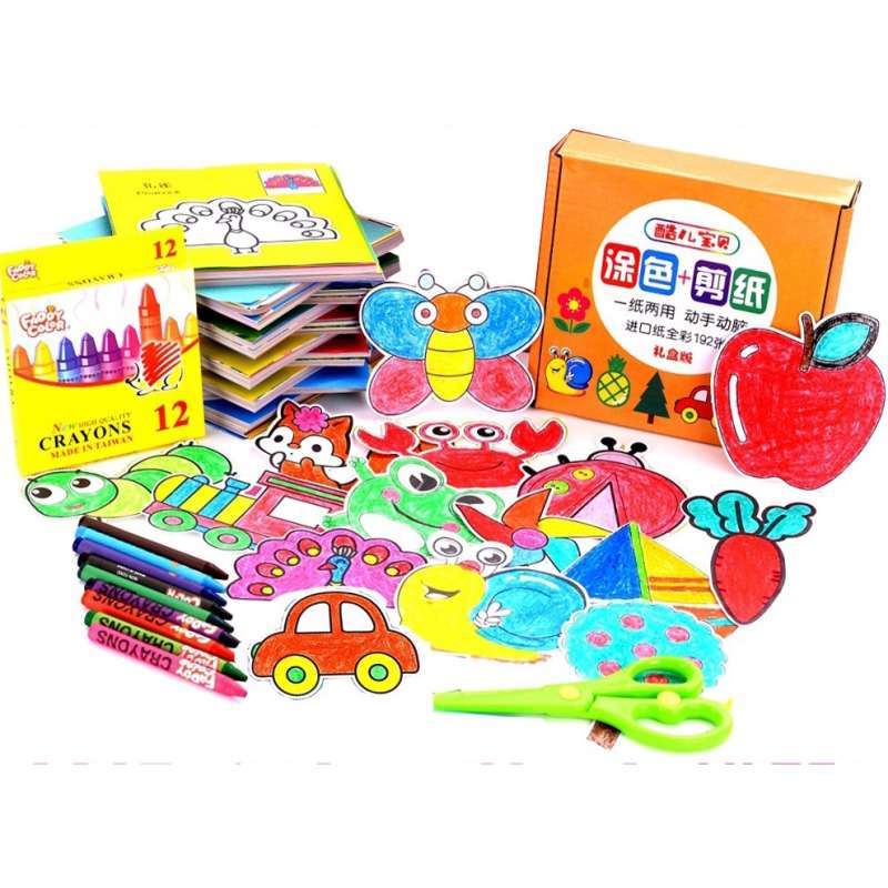 Jual PAPER CUT SET BOOK DIY KERAJINAN TANGAN UNTUK ANAK TK DAN PAUD di ...