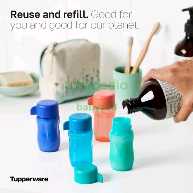 Jual Mini Bottle Tupperware 90ml - Botol Minum Mini Tupperware 90ml Di ...