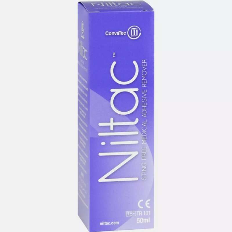 Promo Convatec Niltac Adhesive Remover Spray 50ml / Niltac Remover ...