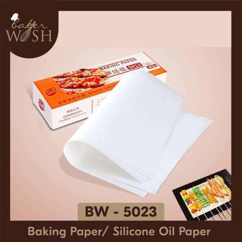 Jual Baking Paper/kertas Baking/kertas Alas Roti Silicone Oil Paper Bw ...