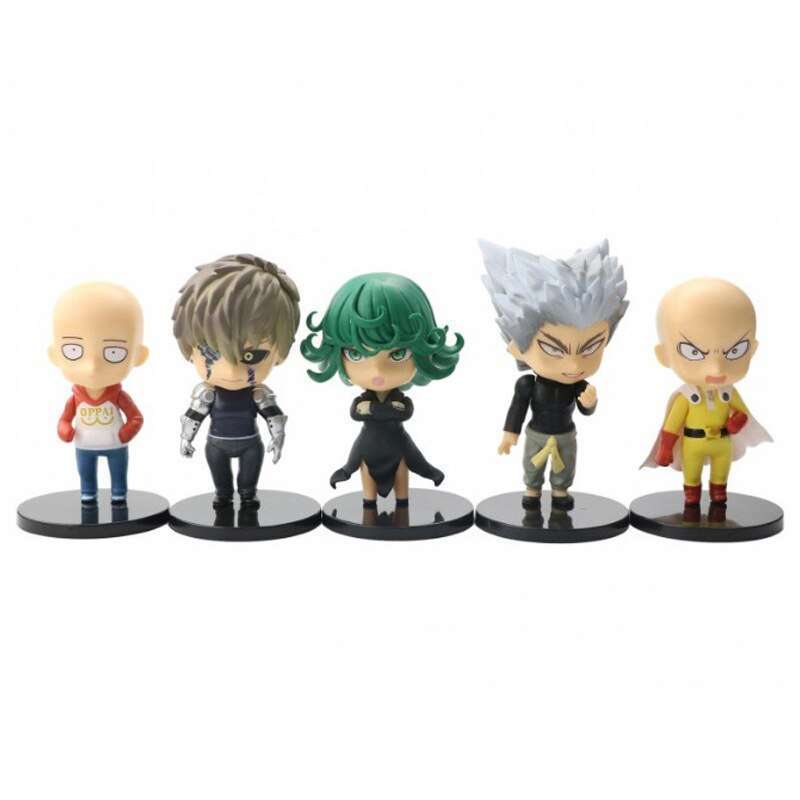 Promo 5 Psc/Set 2 Style One Punch Man 8cm Saitama Tatsumaki Genos ...
