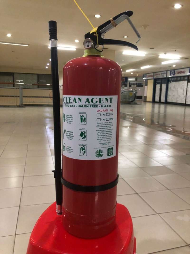 Promo APAR ALAT PEMADAM API CLEAN AGENT LIQUID GAS BERSIH HATRONE 6KG ...