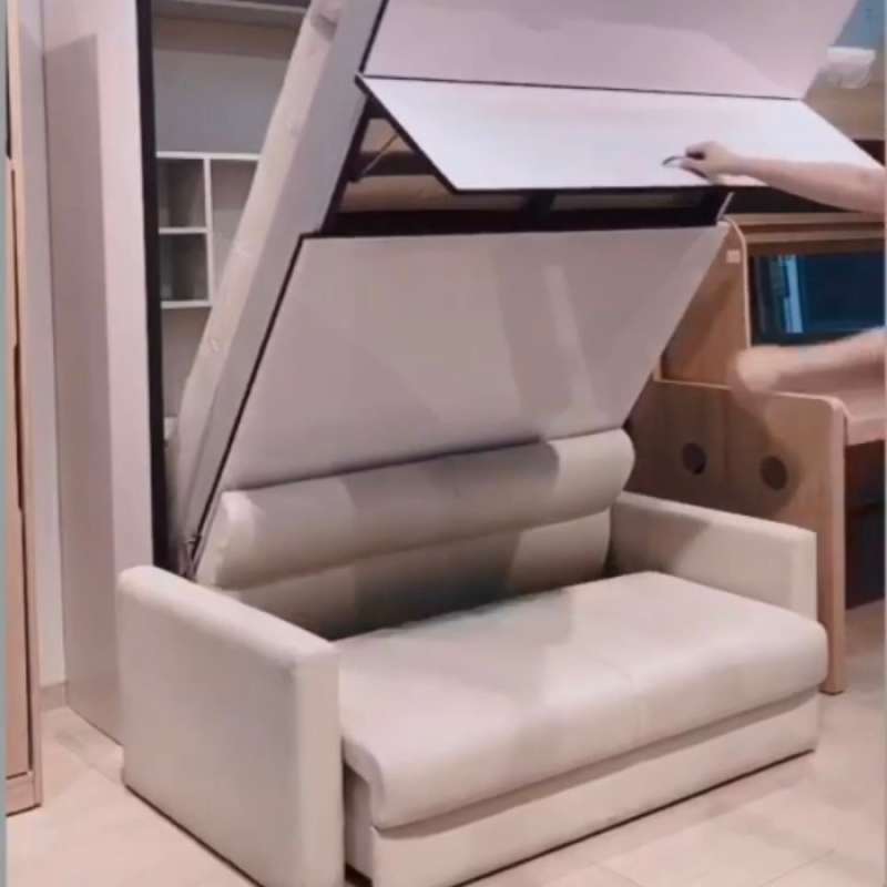 Jual Engsel Hidrolik Wall Bed Ranjang Lipat Plus Sofa Hwb 160 Vertical ...