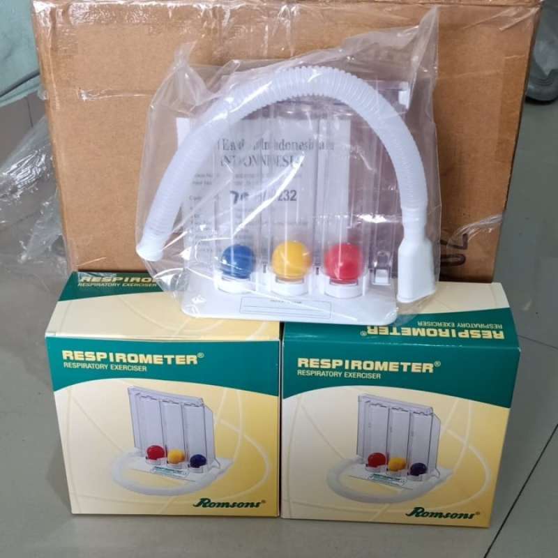 Promo Respirometer Exerciser Romsons (Box) / Alat Pengukur Pernafasan Paru Diskon 17% di Seller ...