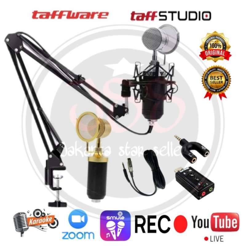 Jual Microphone Bm 8000 / Mic Condenser Bm 8000 Stand arm Splitter di ...