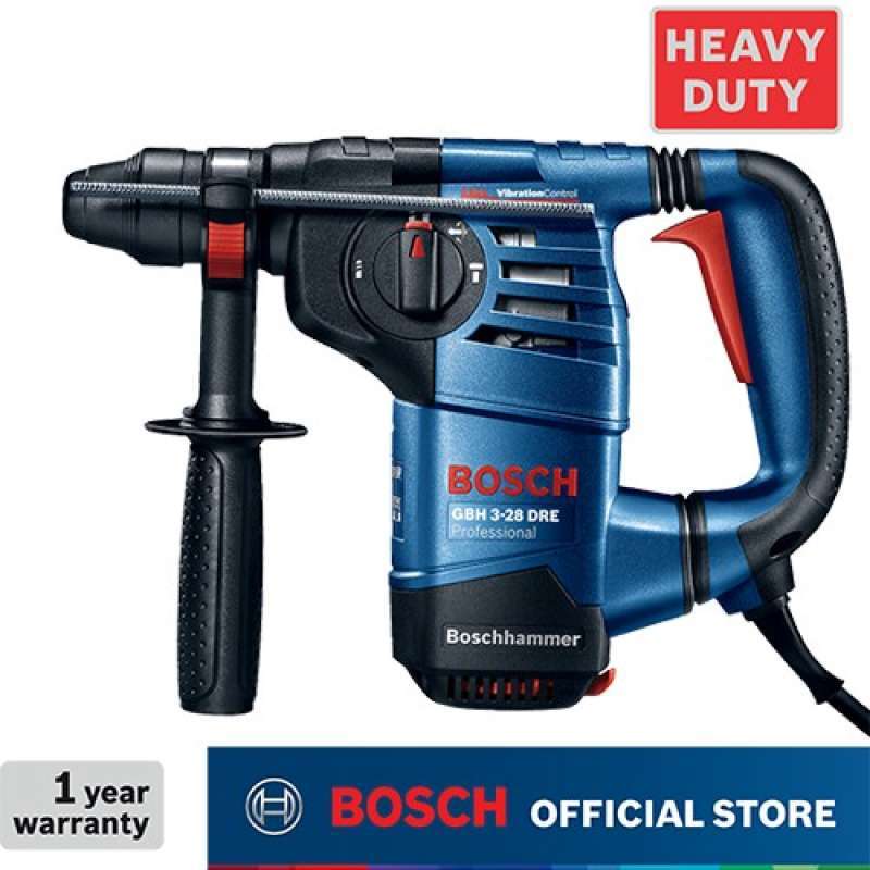 Jual Bosch Rotary Hammer / Bor Beton Listrik 28Mm 800Watt Gbh 3-28 Dre ...