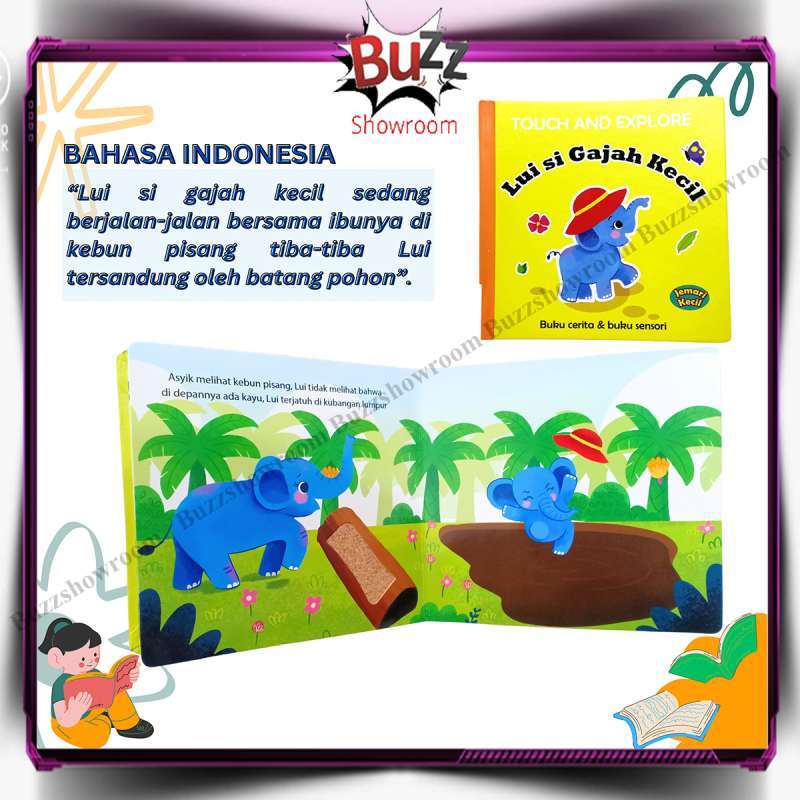 Jual Buku Sensori Untuk Anak Cerita Dongeng Tekstur Book Edukasi Balita ...