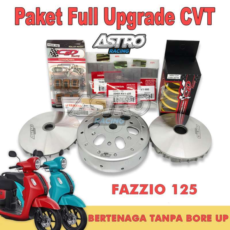 Promo Full Spek Cvt Upgrade Fazzio 125 Astro Racing Bertenaga Paket ...