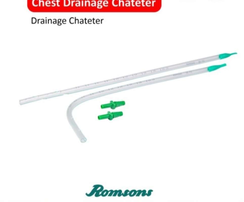 Promo Romsons Chest Drainage Catheter Kateter Drainage Dada Diskon 17% ...