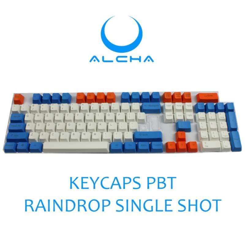 Jual ALCHA KEYCAPS PBT RAINDROP SINGLE SHOT OEM PROFILE 104 KEYS di ...
