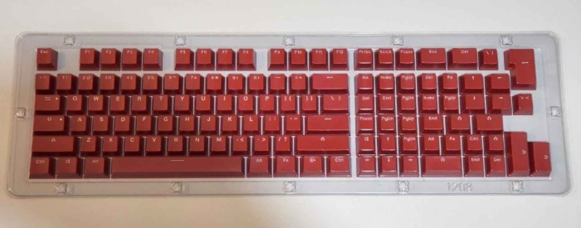 Jual KEYCAPS RED SINGLE COLOR ABS Double Shot OEM Profile di Seller Indah Purnama Tech - Tegal ...
