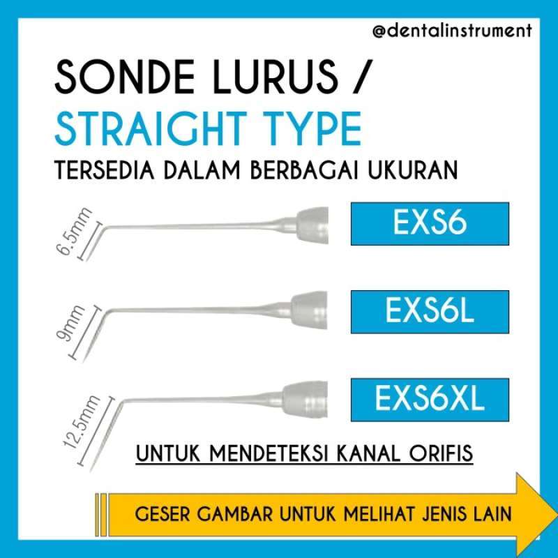 Promo Explorer / Sonde Tipe Halfmoon, Lurus & Curved Merek Osung ...
