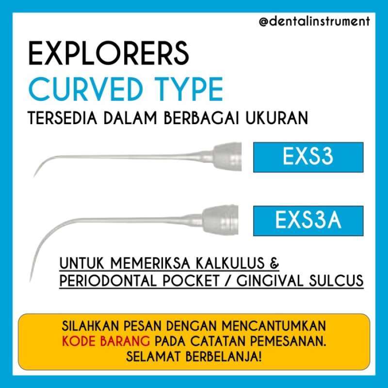 Promo Explorer / Sonde Tipe Halfmoon, Lurus & Curved Merek Osung ...