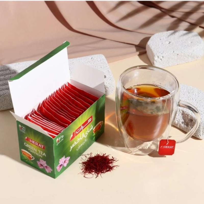 Jual Black Tea Green Tea Saffron Sachet Minuman Teh Hitam Teh Hijau ...