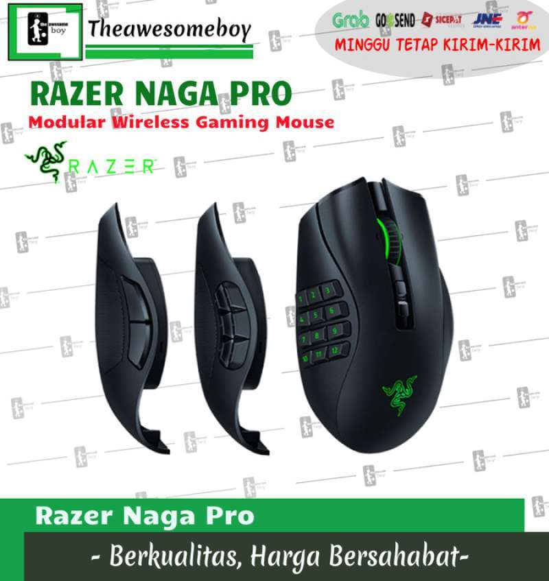 Promo Razer Naga Pro Mmo Modular Wireless Bluetooth Gaming Mouse ...