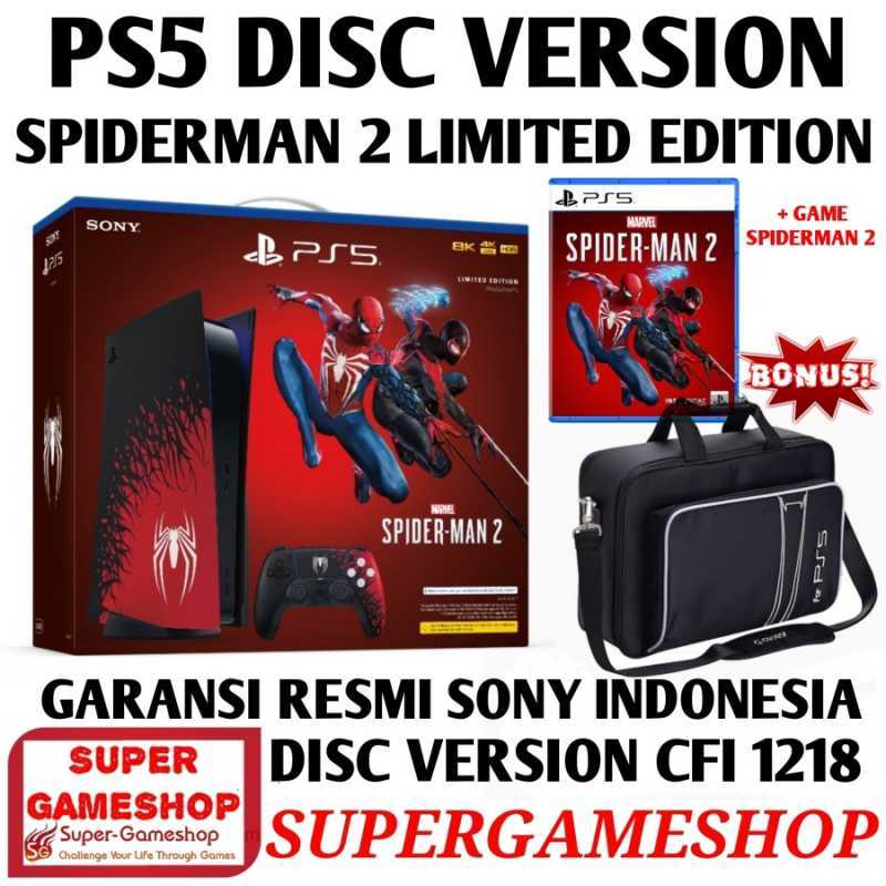 Jual SUPERGAMESHOP - PS5 Console Disc Version Marvel Spiderman 2 Spider ...