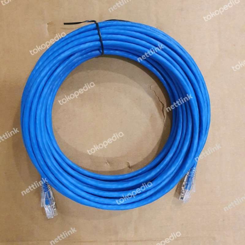 Promo Patch Cord 15 Meter Cat 6 Commscope/ Kabel Lan Cat 6 15M Siap Pakai Diskon 23% di Seller ...