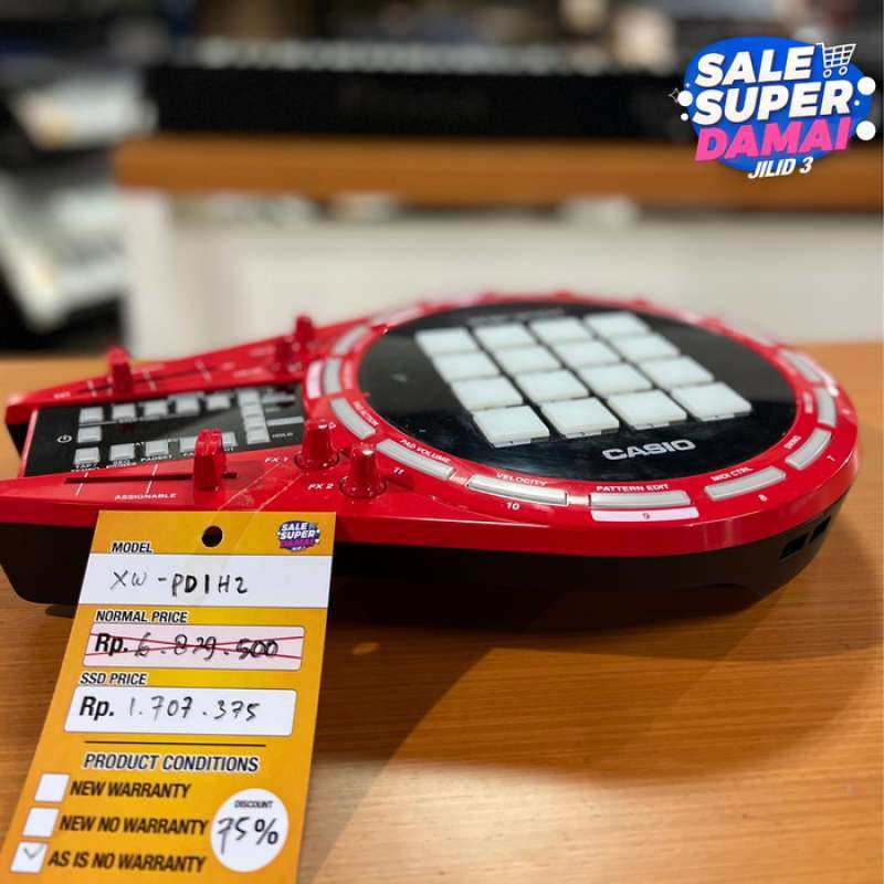 Promo CASIO XW-PD1 Step Sequencer Track - SSD Jilid 3 Diskon 23% di ...