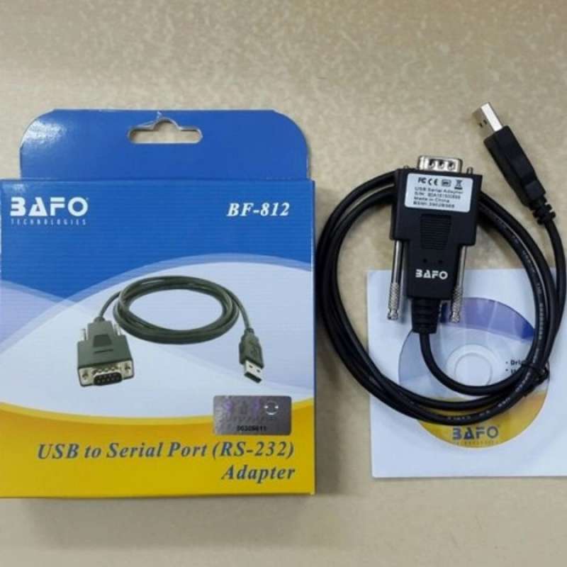 Promo Kabel Usb To Serial Bafo Bf812/ Usb Serial Port Rs-232 Bafo ...