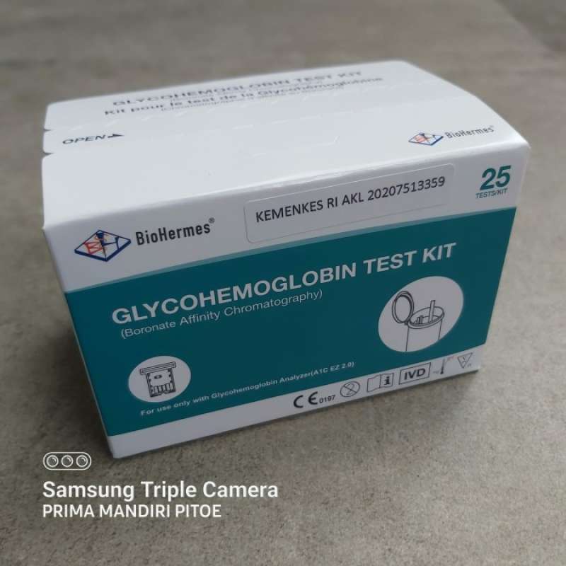 Promo Reagent Strip Test Gula Darah Hba1c Biohermes /ngsp Ifcc Diskon ...
