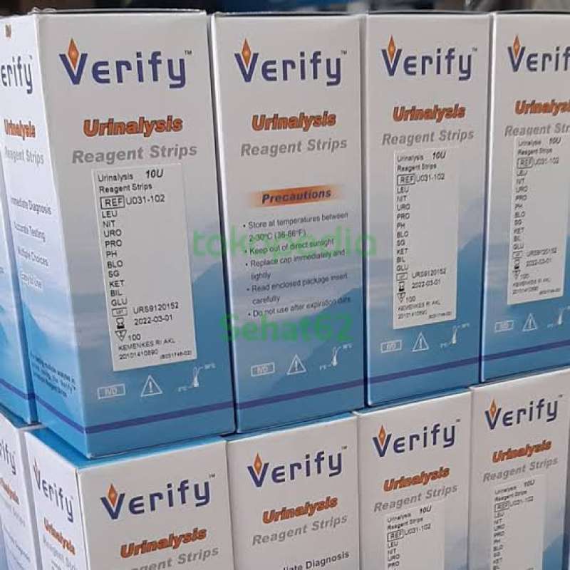 Promo Strip Test Urine Verify / Tes Urin Verify / Urinalysist Reagent ...
