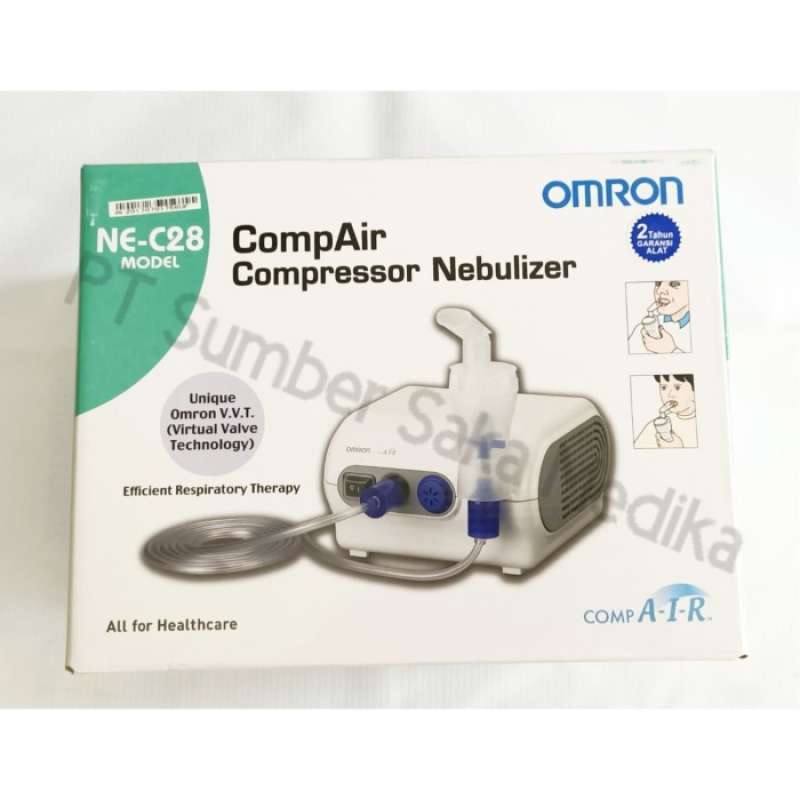 Promo Omron Compair Compressor Nebulizer Kit Set Ne-C28 Diskon 17% di ...