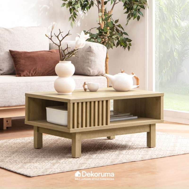 Promo Heim Studio TATSURO Meja Tamu Kayu - Coffee Table Minimalis ...