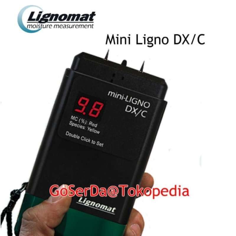 Promo Mini Ligno DX/C Moisture Meter MC | Alat Ukur Kadar Air Kayu (5 ...