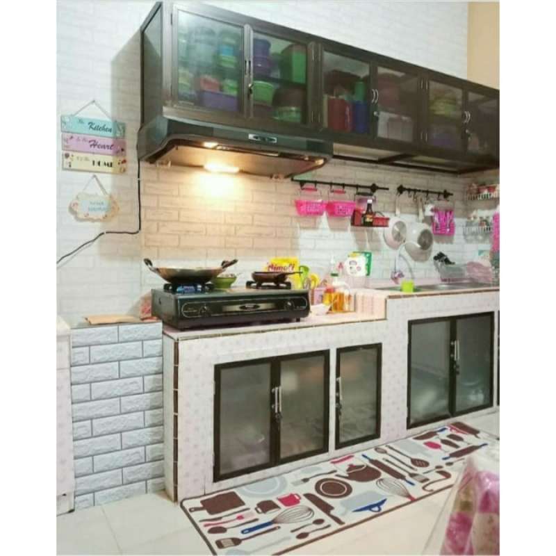 Jual Kitchen Set Minimalis | Lemari Dapur Aluminium | Lemari Kaca Di ...