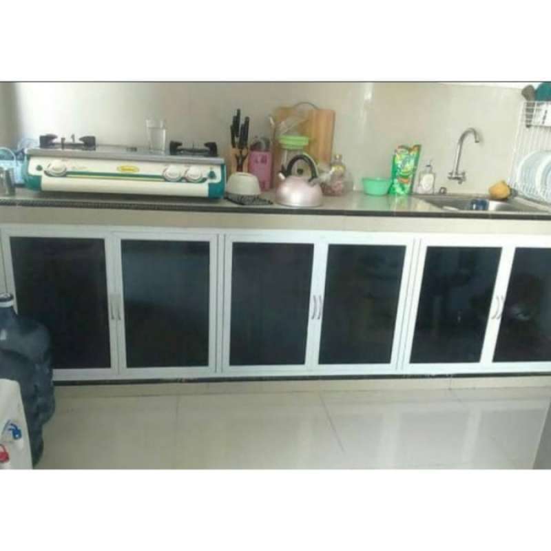 Jual Kitchen Set Minimalis | Lemari Dapur Aluminium | Lemari Kaca Di ...