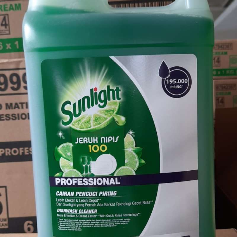 Promo Sunlight 5 Liter 5lt Sabun Cuci Piring Jerigen Galon Diskon 17% ...