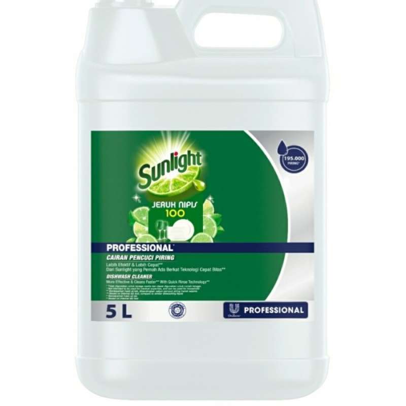 Promo Sunlight 5 Liter 5lt Sabun Cuci Piring Jerigen Galon Diskon 17% ...