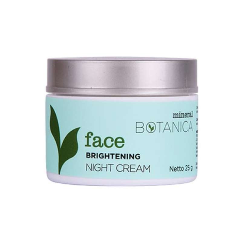 Promo Mineral Botanica Brightening Night Cream - 25 Gr Diskon 23% Di ...