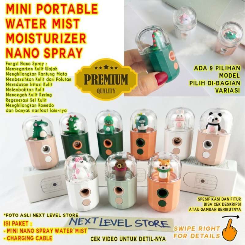 Promo Mini Nano Spray Water Face Mist Portable Beauty Premium Cute - V2 ...